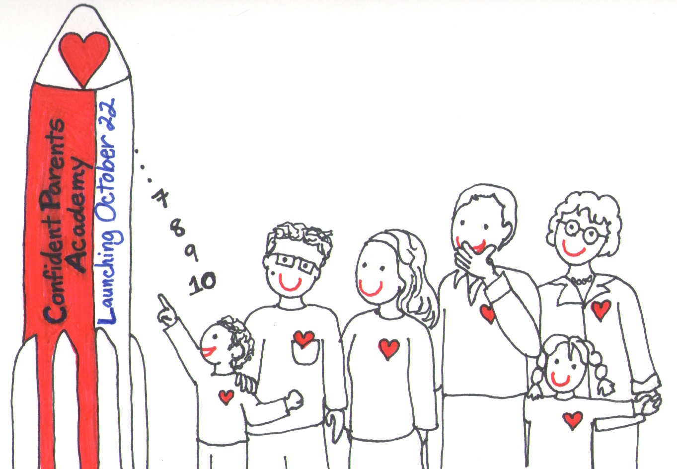 Rocket launch 2 by Jennifer Miller – confident parents confident kids